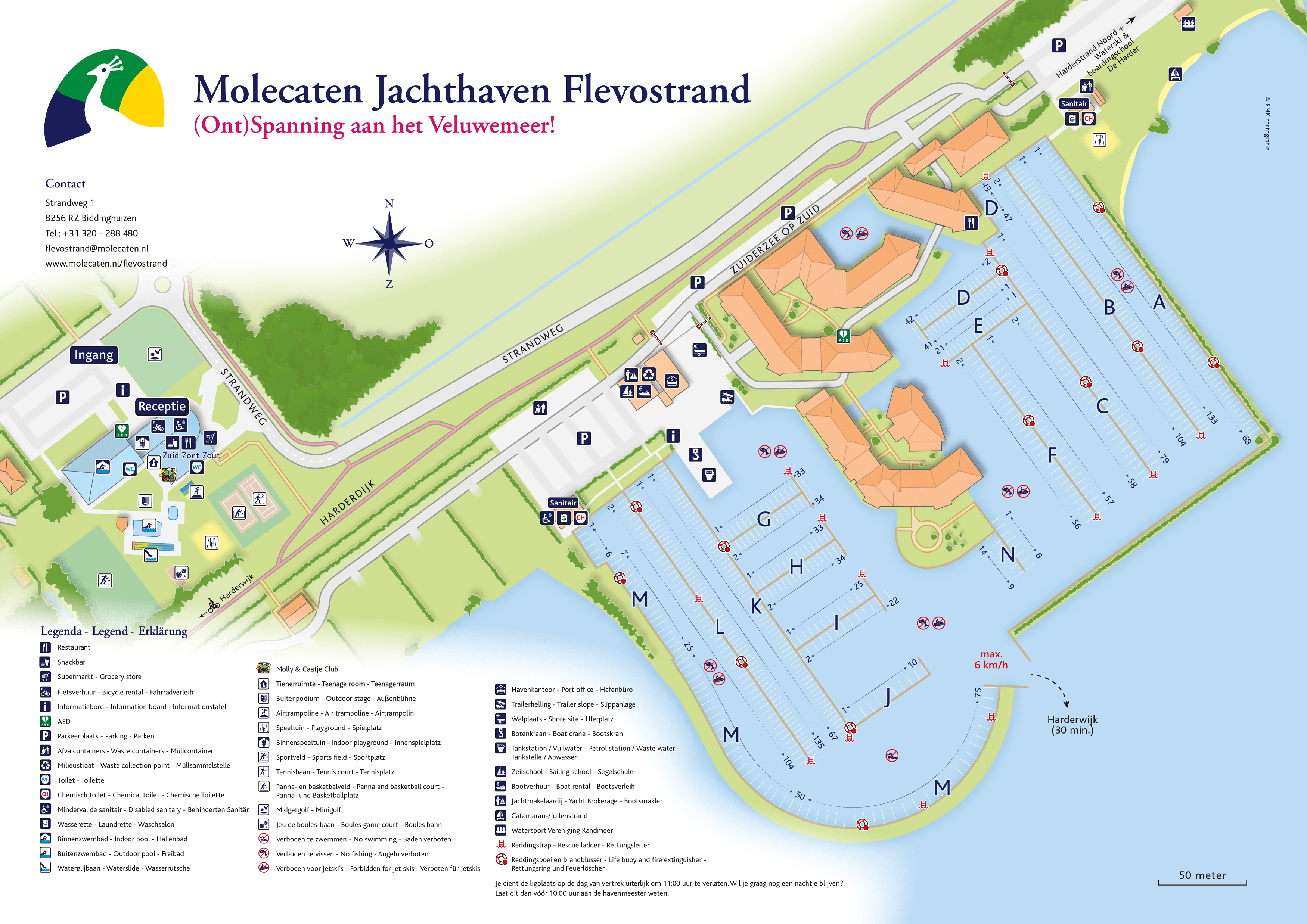 Molecaten Jachthaven Flevostrand aan het Veluwemeer